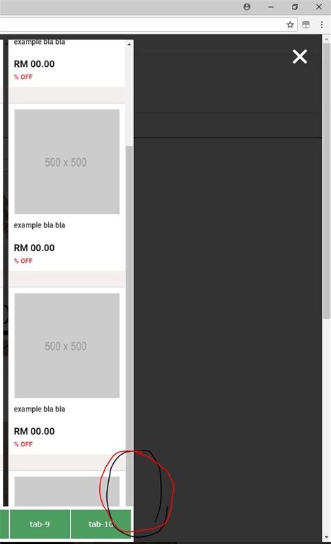 Jquery Scrollbar Cant Scroll To End Of Container Stack Overflow