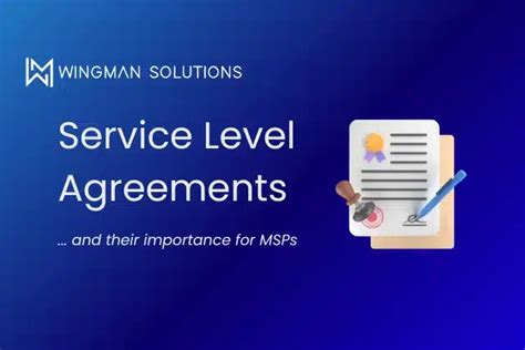 The Importance Of Service Level Agreements For Msps