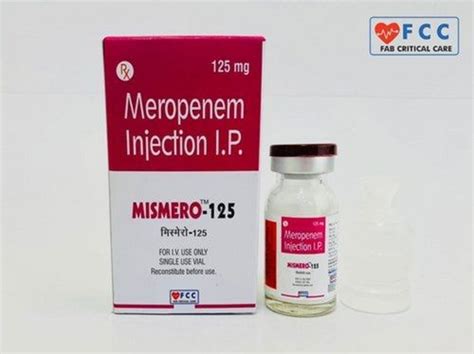 Meropenem 125 Mg Abdominal Infection Injection Expiration Date Printed