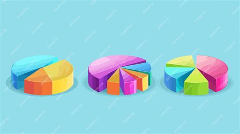 premium vector progress wheel pie charts infographic vector illustration