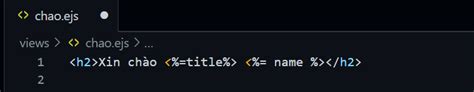 Sử dụng EJS trong NodeJS Thầy Long Web