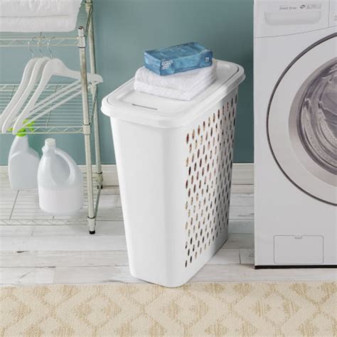 Sterilite Slim Laundry Hamper White 175 Bu Kroger