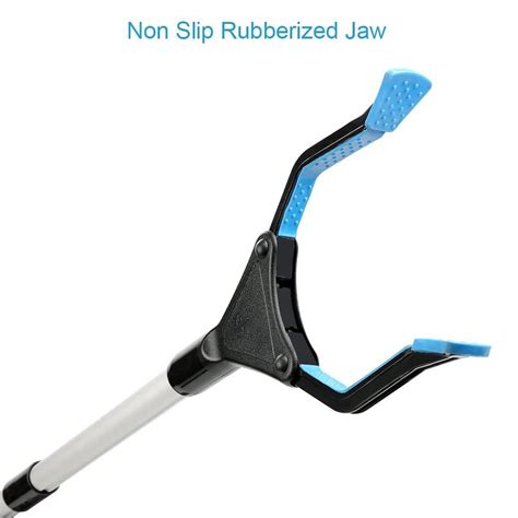 32inch Foldable Pickup Tool Aluminum Reaching Aid Rotatable Rubber