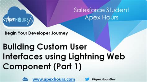 building custom user interfaces using lightning web components part 1