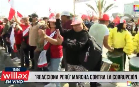 Reacciona Perú Sigue En Vivo La Gran Movilización Contra El