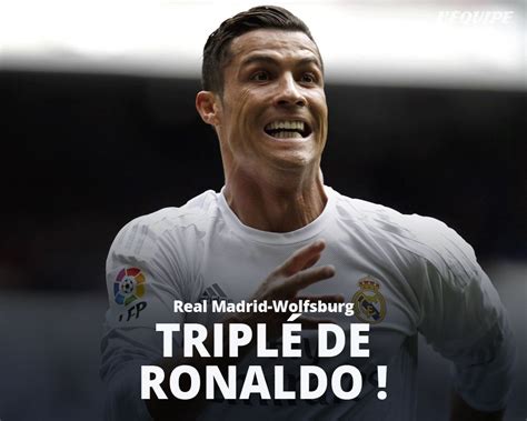 Félicitations à Cristiano Ronaldo Pour Son Triplé Historique Qui