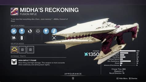Destiny 2 Midhas Reckoning God Roll For Pve And Pvp Whatifgaming
