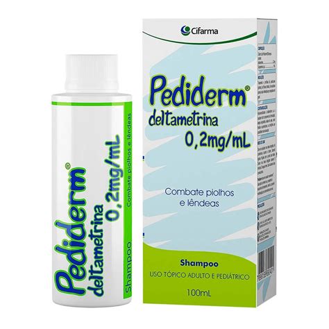 Deltametrina Shampoo 2mg 100ml Pediderm Cifar Farmácias São João