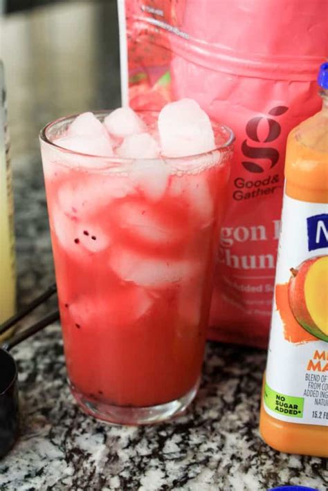 Mango Dragonfruit Refresher Starbucks Copycat Organized Island