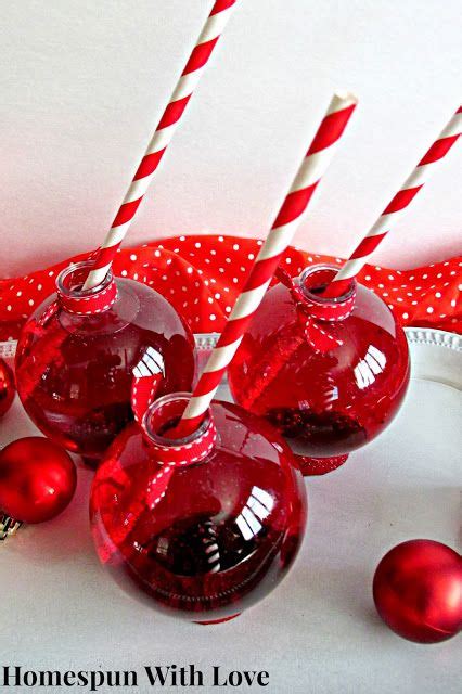 Homespun With Love Festive Ornament Drink Bauble Festive Ornaments