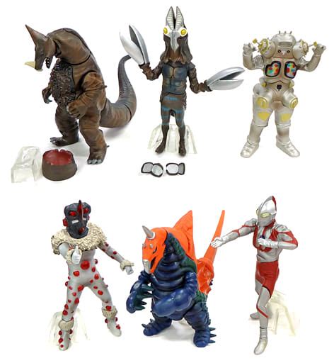 駿河屋 付属品欠品 全6種セット 「究極大怪獣 アルティメットモンスターズ」（トレーディングフィギュア）