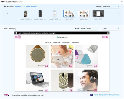 6 Test Objects Identification Using Application Mockups Mf Uft One