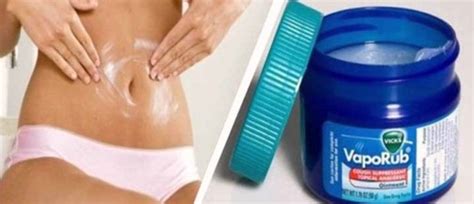 Mira Cómo Poder Utilizar Vicks Vaporub Para Deshacerse De La Grasa Del Vientre La Celulitis