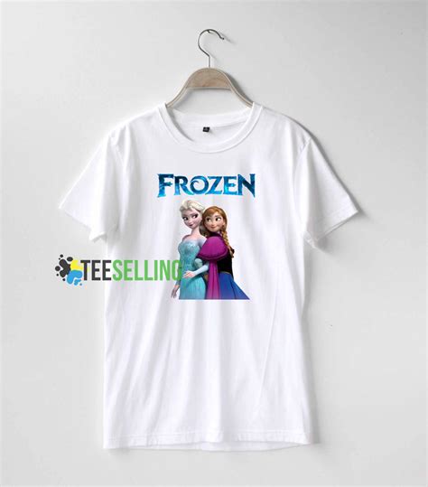 Anna And Elsa Frozen T Shirt Adult Unisex Men And Women Size S Xl