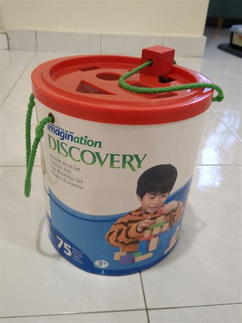 Wooden Block Builder Set Hobbies And Toys Toys And Games On Carousell