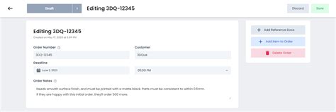 Setting Up An Order Dque Docs