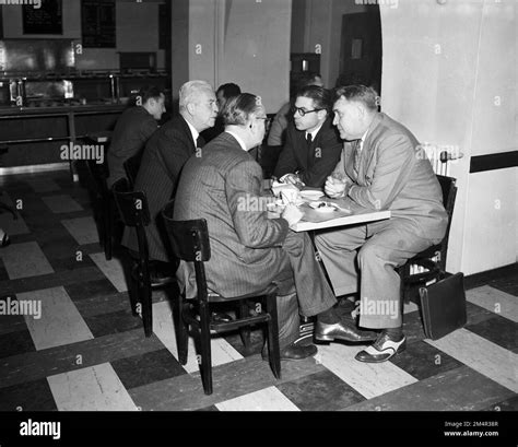 Ptad Conference In Paris Photographs Of Marshall Plan Programs Exhibits And Personnel Stock