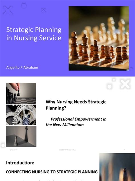 Strategy Planning In Nursing Service Pdf Swot Analysis Strategic