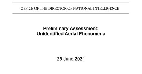 Us Intelligence Community Releases Long Awaited Ufo Report National