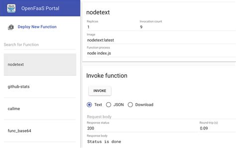 Web UI Shows Undefined As Response Body Issue Openfaas Faas GitHub