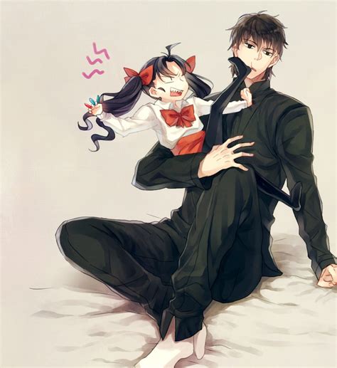 Tohsaka Rin And Kotomine Kirei Fate And 1 More Drawn By Amearare