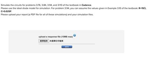 Solved Simulate The Circuits For Problems 376 384 394