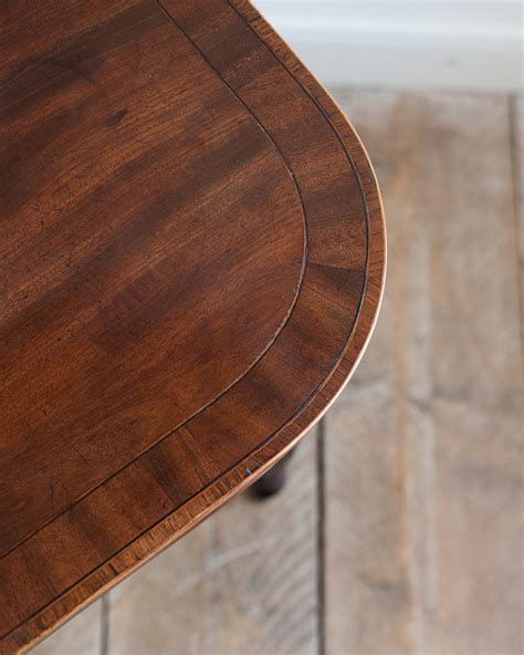 Regency Tea Table Antique Demi Lune Table D Shaped Table Card Table