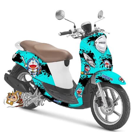 Jual Stiker Dekal Sticker Full Body Decal Motor Yamaha Fino 125 Grande FI Doraemon Shopee