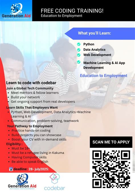Techforgood Codingforall Ai4refugees Generationaid Codebar