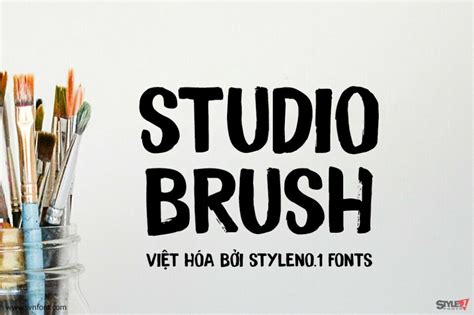 Fonttiengviet Font việt hóa SVN Studio Brush Fonttiengviet