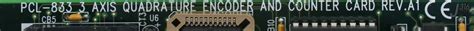 ADVANTECH PCB AXIS QUADRATURE ENCODER AND COUNTER CARD J Gallery
