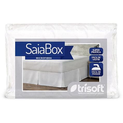 Saia Para Cama Box Trisoft Em Microfibra Queen MadeiraMadeira