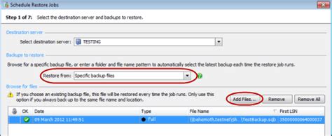 backing up and restoring on a network share sql backup 10 product