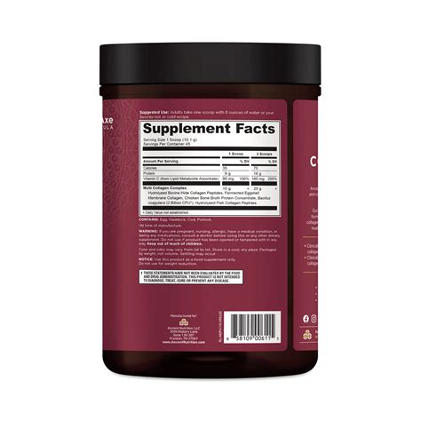 Ancient Nutrition Dr Axe Multi Collagen Protein Powder Thrive Market