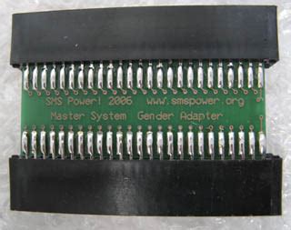 Sega Master System Gender Adapter Shop SMS Power
