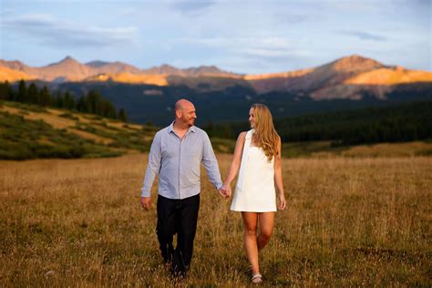 David And Cassy Walk Together On Shrine Pass Near The Ten Mile Range In