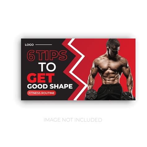 Premium Vector Gradient Personal Trainer Youtube Thumbnail Design