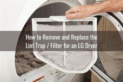 LG Dryer Lint Filter Problem Light Blinks Stays On Beeping Ready To DIY