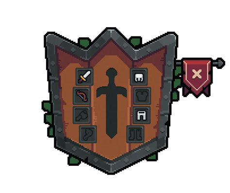Adventure Ui Ui Pixel Art Asset Pack By Gowl