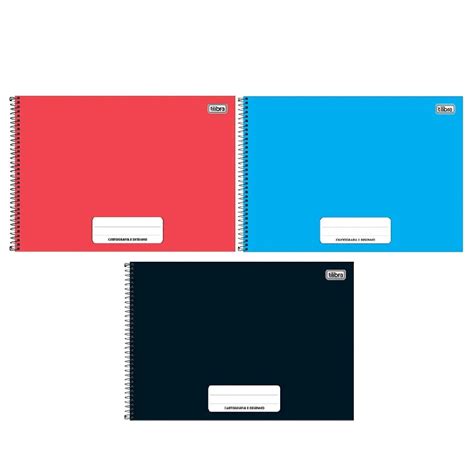 Caderno Espiral Capa Dura Cartografia E Desenho Tilibra JR Papelaria