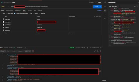 Refreshing Token Works Via Rest Works In Postman But Not In C