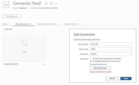 Database Impersonation Using Embedded Credentials Delegationuid Failed · Issue 612 · Tableau