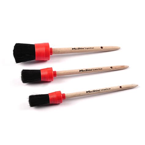 Maxshine Detailing Brush Set – 3 Pack, Auto Detailing Brush Set | Yash ...