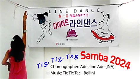 Tig Tig Tag Samba Line Dance Demo Youtube