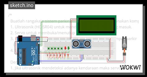Tugasprogramparkir Copy Wokwi Esp32 Stm32 Arduino Simulator