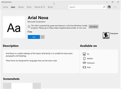 Microsoft To Add Windows Fonts To The Microsoft Store Softpedia