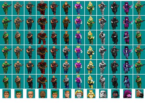 Doom Random Sprite Part 1 By Art Pz On Deviantart
