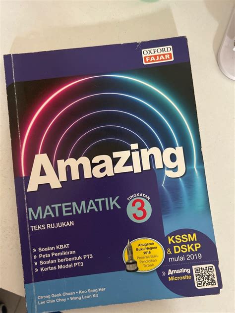 AMAZING BUKU RUJUKAN MATEMATIK TINGKATAN 3 Hobbies Toys Books