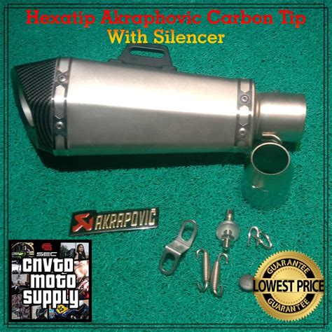 Sc Project Akraphovic Canister Exhaust 51mm Shopee Philippines