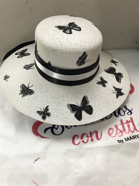 Sombreros Con Estilo Sombrerospintadosamano Bymaryrios
